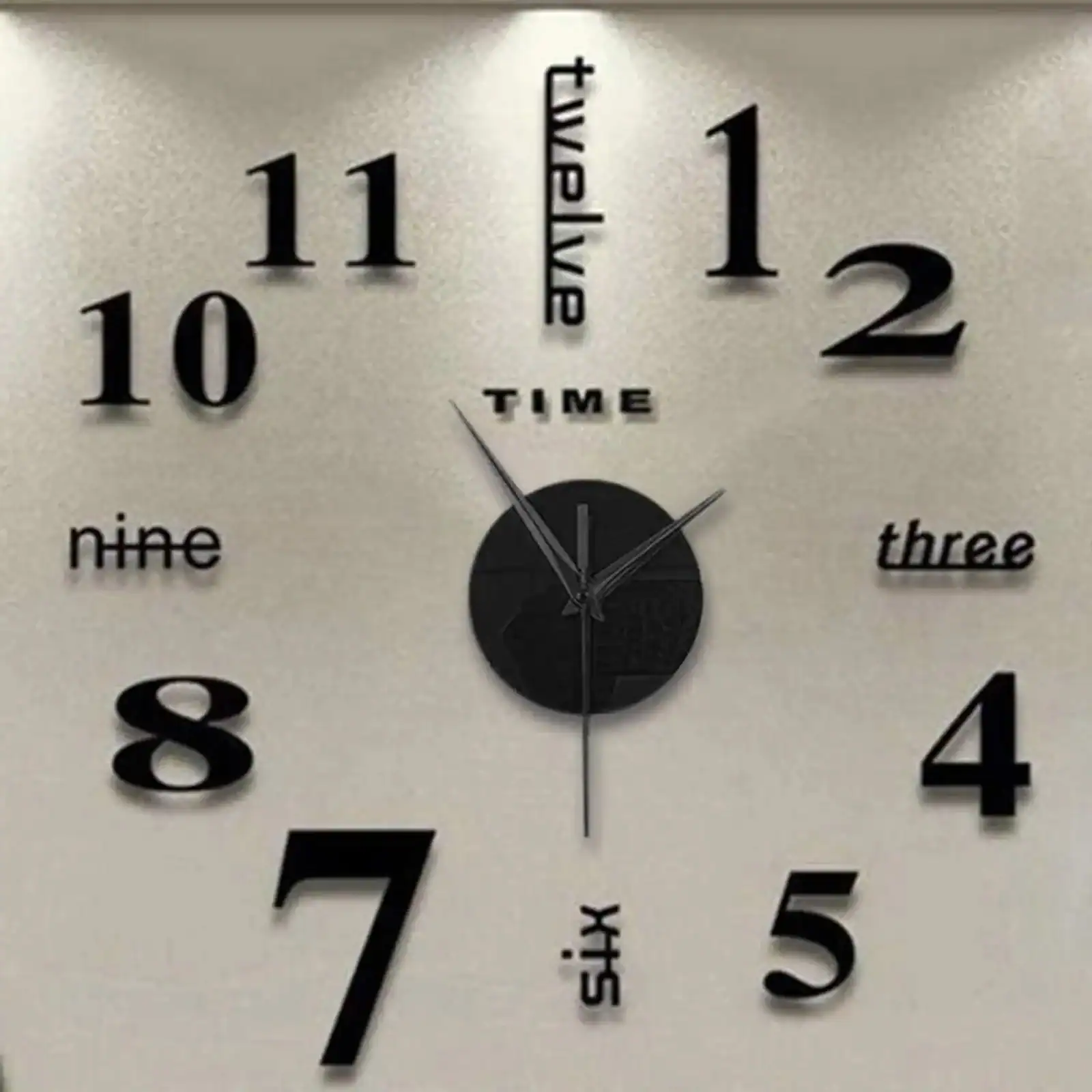 3D Wall Decal Decorative Clock | Artsare.com